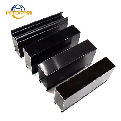 China Silver Anodized Matt Window Aluminum Profile for Sliding Wardrobe Doors for sale