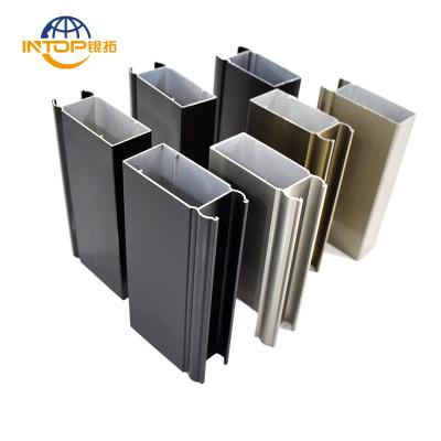 China Thermal Break Sliding Aluminium System Profile with Silver Anodized Finish for sale