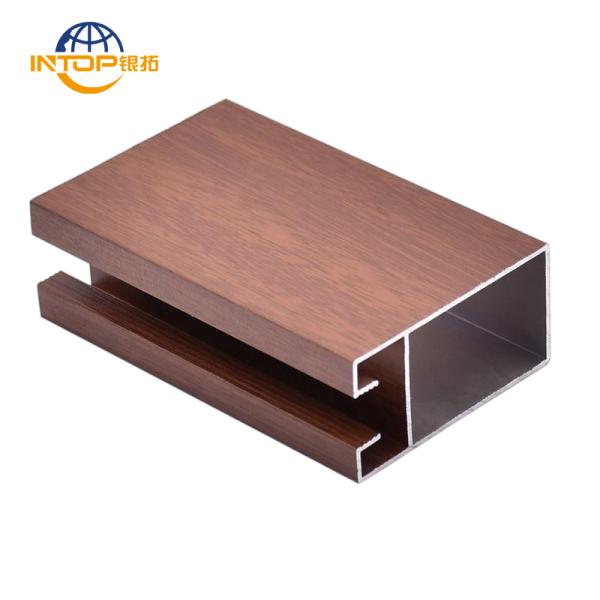 Quality Bronze Hollow Profiles Of Aluminium Alloys Anodised Aluminium Sections for sale