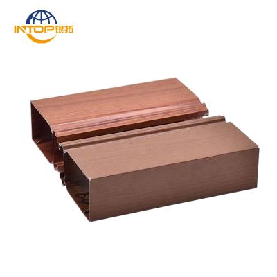 China Fireproof Coating Curtain Wall Profiles Public Curtain Wall Aluminium Profiles for sale