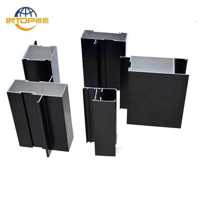 China Sand Blasted Aluminium Window Profiles Silver Anodized Door Aluminium Profiles for sale