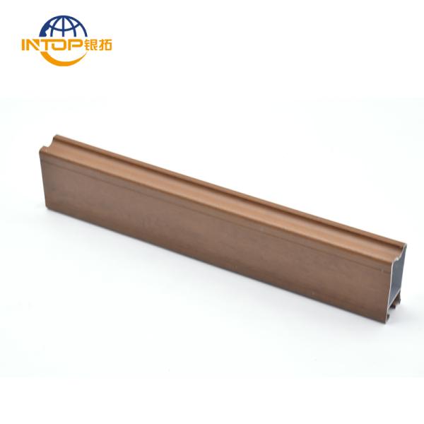 Quality Antique Bronze Anodized Aluminium Profiles T5 Anodized Aluminium Sections for sale
