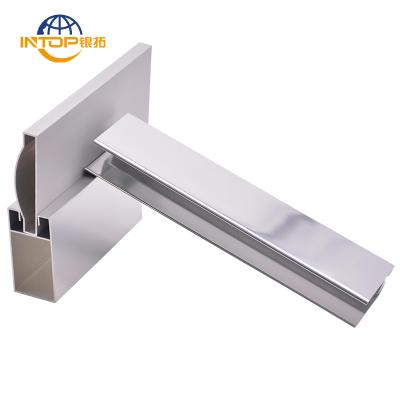 China Bronze Aluminum Profile Wardrobe T3 Temper Wardrobe Aluminum Profile for sale