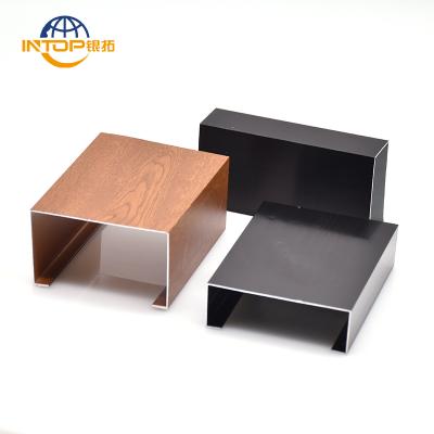 China 0.8mm~2.0mm Thickness Aluminum Door Extrusion Powder Coating for sale