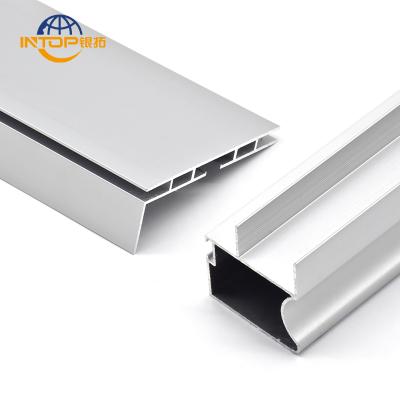 China Anti-Static Study Room Aluminum Window Profiles Dust Repellency Bookshelf Frames for sale