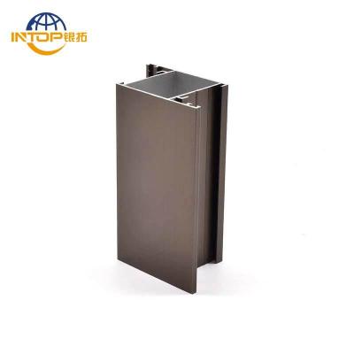 China African Market Anodized Champagne Aluminum Window Profile for sale