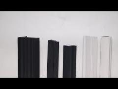 Anodized aluminum window profile