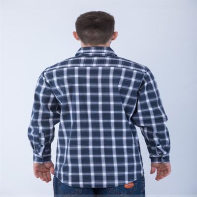 Cina La saia 3/1 manica lunga della camicia ignifuga del lavoro del tessuto si abbottona in vendita