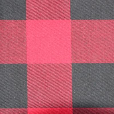 Cina il filato del tessuto di cotone del franco del plaid della camicia 7.5oz ha tinto per la camicia di FRC degli abiti da lavoro della sicurezza in vendita