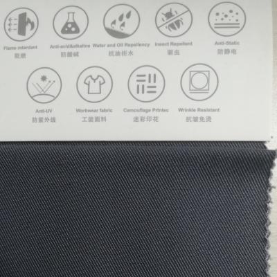 Cina Tessuto stimato EN11612 CVC del poli arco antistatico EN1149 del cotone ignifugo in vendita