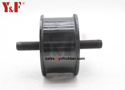 China Black Rubber Bobbin Mounts M6 M8 M10 With Good Vibration Resistance for sale