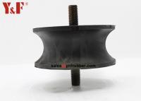 China Round Flexible Rubber Bobbin Mounts Smooth Surface Treatment for sale