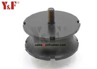 China Round Flexible Rubber Bobbin Mounts Smooth Surface Treatment for sale