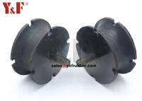 China Sturdy Small Rubber Bobbin Mounts Anti Vibration Smooth Surface for sale
