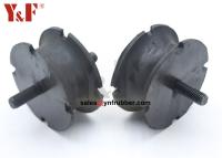 China Sturdy Small Rubber Bobbin Mounts Anti Vibration Smooth Surface for sale