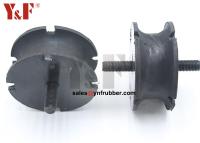 China Sturdy Small Rubber Bobbin Mounts Anti Vibration Smooth Surface for sale
