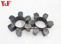 China Durable Black Flexible Rubber Coupling Cylindrical Adjustable Pressure Range for sale