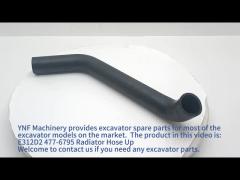 477-6795 Tubo di gomma industriale per escavatore E312D2 Parte di ricambio