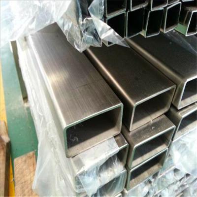 Cina ASTM A554 ss in tondo convogliano il tubo rettangolare senza cuciture 2D di acciaio inossidabile laminato a freddo in vendita