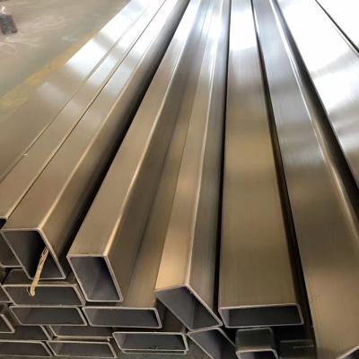 Cina ASTM A554 ss in tondo convogliano il tubo rettangolare senza cuciture 2D di acciaio inossidabile laminato a freddo in vendita
