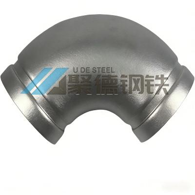 China High Corrosion Resistance Stainless Steel Grooved Pipe Fittings with GB Standard and Multi-Specification for sale
