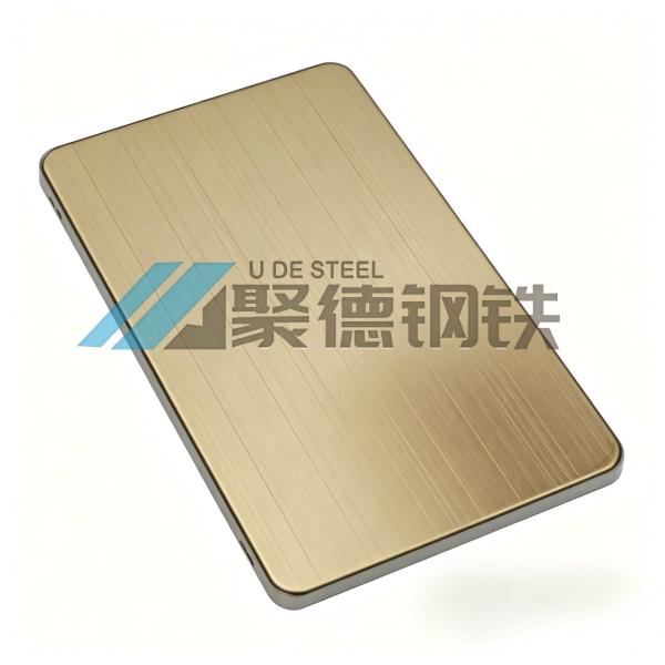 Quality ASTM Standard 304 Colored Stainless Steel Sheet with High Corrosion Resistance in Rose Gold for sale