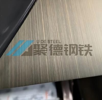 China High Corrosion Resistance Decorative Stainless Steel Sheet with PVD Vacuum Coating and Customized Size for Architectural Applications for sale
