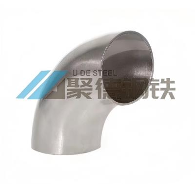 China 90 Degree Long Radius Elbow in 304SS & 316SS Stainless Steel with Seamless Forged Structure Compliant with ASME B16.9 Standard for sale