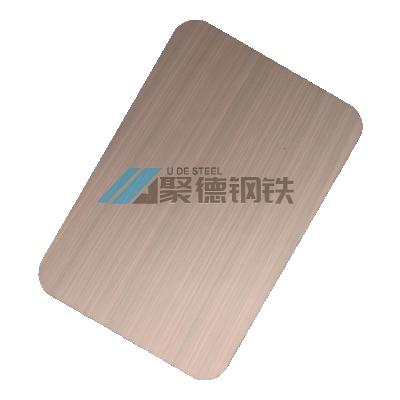 China Antique Copper Colored Stainless Steel Sheet with High Corrosion Resistance for Elevator Frame Decoration in Customizable Sizes for sale