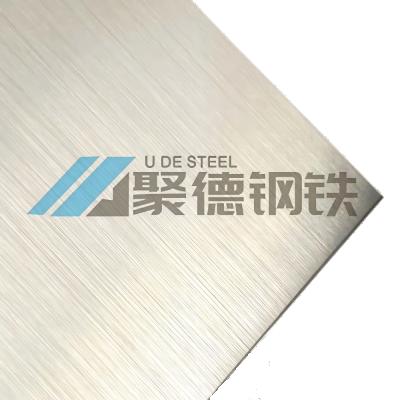 China Austenitic Brushed Stainless Steel Sheet with High Corrosion Resistance and Brushed Hairline Finish for Decorative Applications for sale