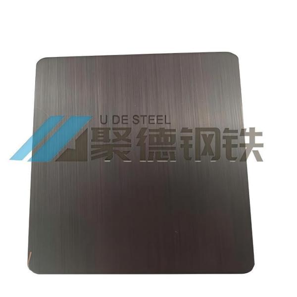 Quality 304/316 Brushed Hairline Stainless Steel Sheet 0.5-2mm Thickness for Decorative Applications for sale