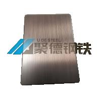 Quality ASTM 304 316L Copper Plated Blackened Antiqued Brushed Stainless Steel Sheet for sale