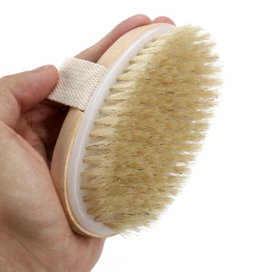 Китай Exfoliating деревянный ливень массажа тела чистит щетку щеткой тела заботы кожи человека женщины SPA сухую продается