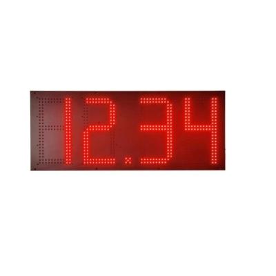 Cina segni impermeabili bianchi luminosi di prezzo del gas di 10inch LED all'aperto con il telecomando di rf in vendita