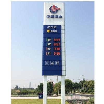 Cina Telecomando rosso del segno di prezzo del gas 12