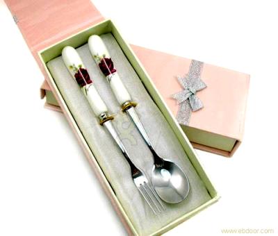 China Fork and knife packaging gift box for sale