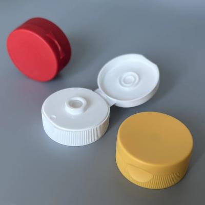 China US 0.06/Piece Aanpassing 38mm Honing Cap Flip Top Cap voor Ketchup Plastic Honing Fles Cap Te koop