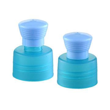 Cina 28 mm 24 mm di plastica a vite Push Pull Cap in colori adatti a varie applicazioni in vendita