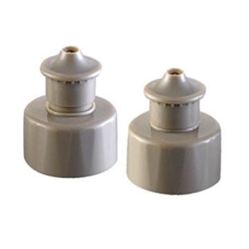 Cina 28 mm 24 mm di plastica a vite Push Pull Cap in colori adatti a varie applicazioni in vendita