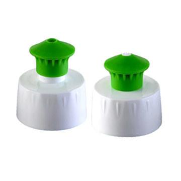 Cina 28 mm 24 mm di plastica a vite Push Pull Cap in colori adatti a varie applicazioni in vendita
