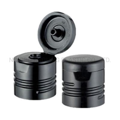 China 24mm 28mm Flip Top Cap Plastic Cap Ribbed Closure met aangepast verzoek 28/410 Te koop