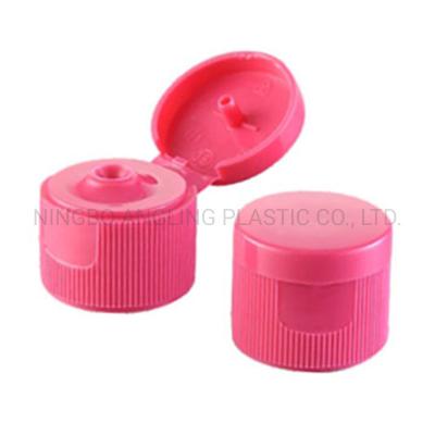 China 28/415 Capuz de plástico Flip Top Cap em amarelo 1 peça Min.Order Solicitação de amostras à venda