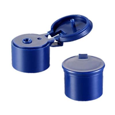 China Monsters US 0.01/Piece 1 Piece Min.Order Plastic Flip Top Cap voor fles Donkerblauwe Cap Te koop