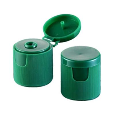 China 24410 Plastic ribbed lid Plastic flip top cap voor plastic fles 24410 Te koop