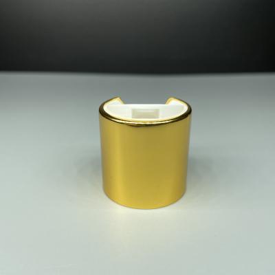 Cina 24/410 Disco in alluminio in oro lucido con tappo superiore per campioni di bottiglia in vendita