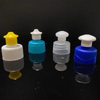 China 28mm Induction Line Plastic Push Pull Water Bottle Cap for Liquid Detergent for sale