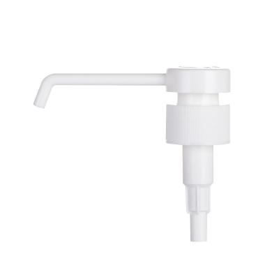 Cina 28/410 33/410 Pompa di plastica a ugello lungo per spray di disinfettante medico colore bianco in vendita