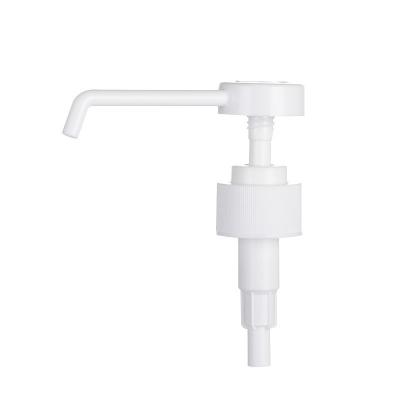 Cina 28/410 33/410 Pompa di plastica a ugello lungo per spray di disinfettante medico colore bianco in vendita