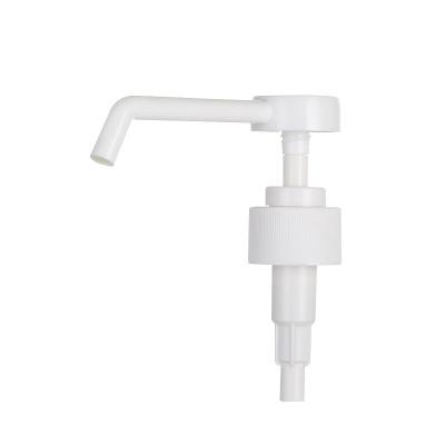 中国 長いノズル 28/410 ハンドソープとアルコール消毒剤のためのプラスチックポンプ 2cc 4cc出力 販売のため