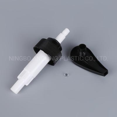 Cina 33/410 Lozione chiusura a nervatura con tubo in pompa nera personalizzazione richiesta personalizzata in vendita